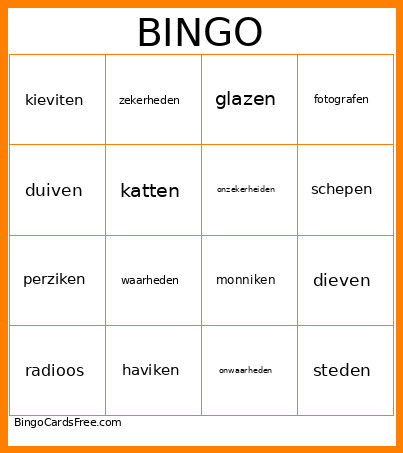 Bingo 1 Cards - Free Unlimited #10