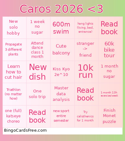 Kaans Template Bingo Cards - Free Unlimited