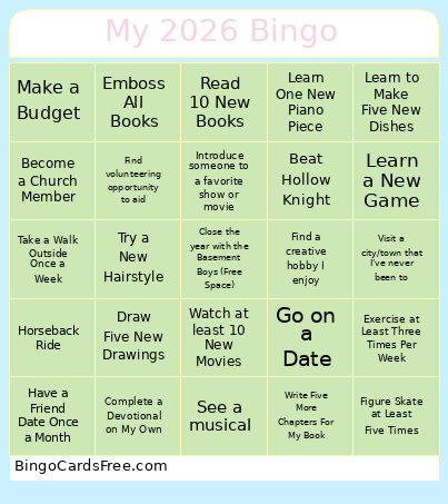 Hannah Alexander Bingo Cards - Free Unlimited