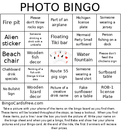 Decor Bingo Cards Free - Unlimited Print or Play